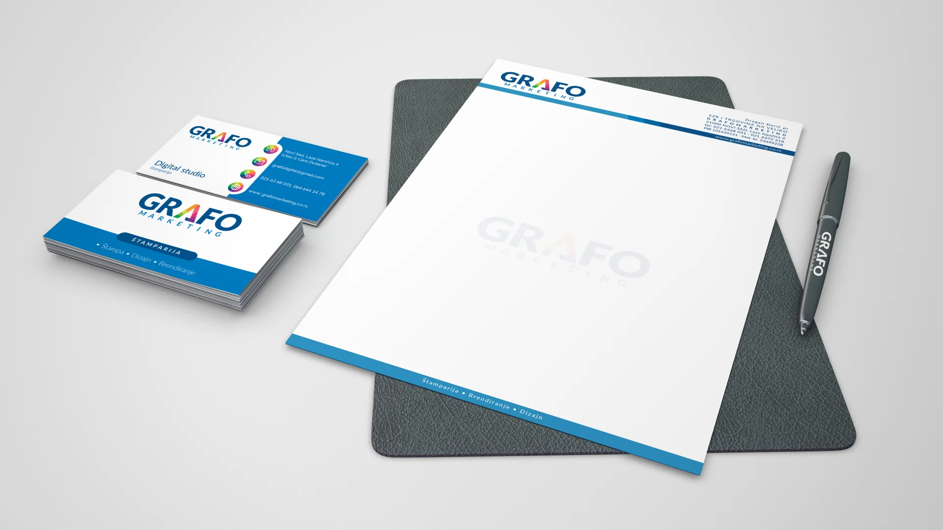 Memorandumi štampa štamparija Grafo Marketing Novi Sad Beograd