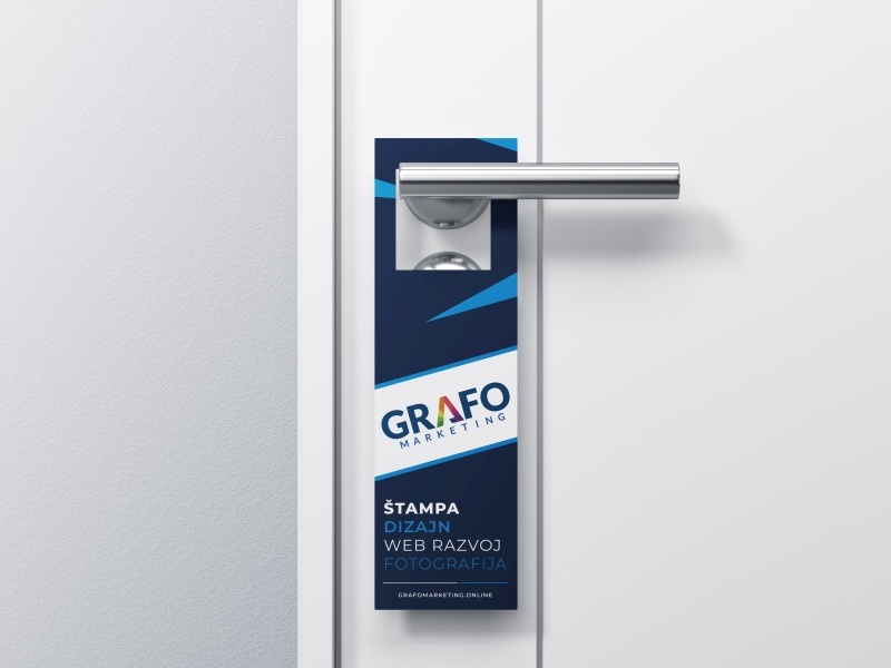 Flajeri za vrata Hengeri Grafo Marketing Novi Sad Beograd